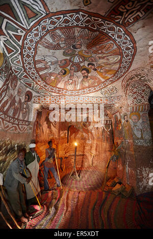 Priest , Abuna Yemata Guh rock-hewn church , Gheralta , Eastern Tigray ...