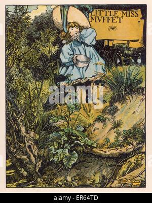 Little Miss Muffet Stock Photo - Alamy