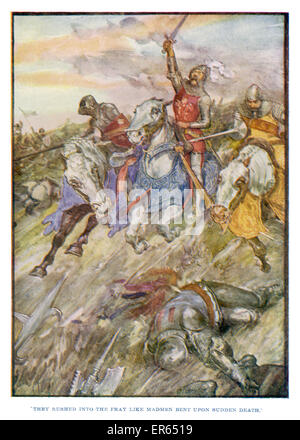Battle of Crecy 1346 Stock Photo - Alamy