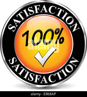 Satisfaction Simple vector icon Stock Vector Image & Art - Alamy