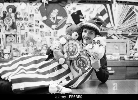 Sheffield Wednesday footballer Terry Curran decked out in the team's ...