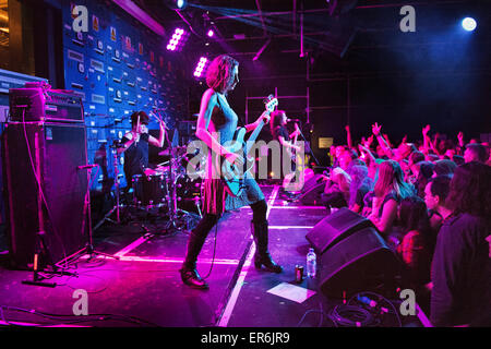 Manchester, UK. 27th May, 2015. All female US alt-rock band Babes in ...