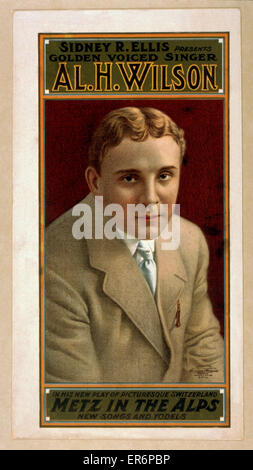 Sidney R. Ellis presents golden voiced singer, Al. H. Wilson Stock ...