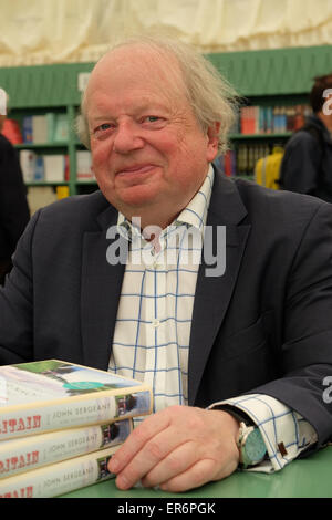 John Sergeant book signing at Hay Festival 2015 Stock Photo - Alamy