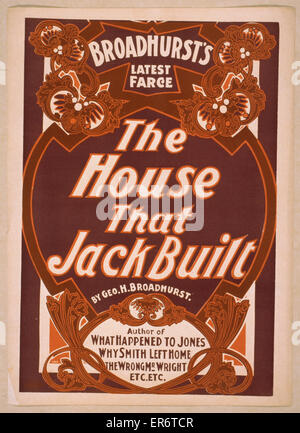 Broadhurst's latest farce, The house that Jack built by Geo Stock Photo ...