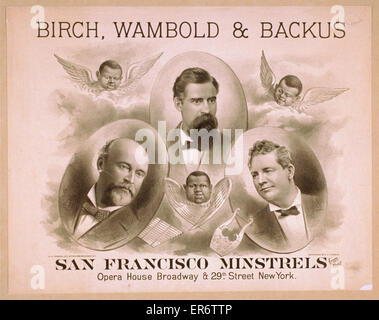 San Francisco minstrels Stock Photo - Alamy