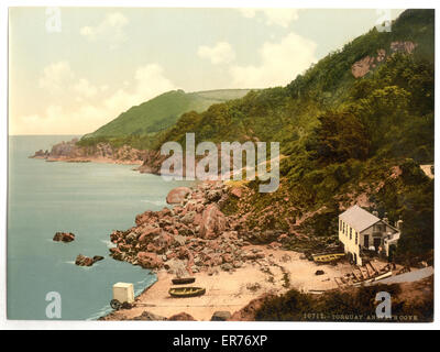 Anstey's Cove, Torquay, England Stock Photo - Alamy