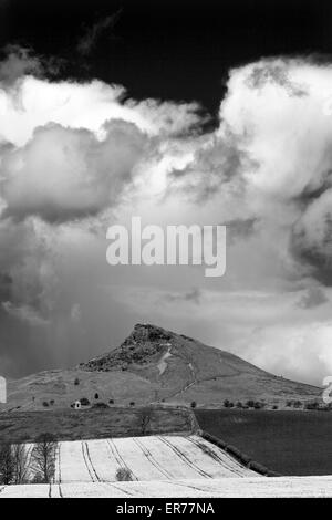 A path to the summit of Roseberry Topping, a hill in the North York ...