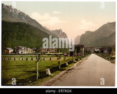 Toblach, New Toblach, Tyrol, Austro-Hungary Stock Photo - Alamy