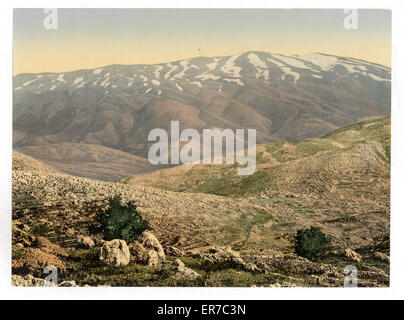 General view, Mount Hermon, Holy Land (i.e., Lebanon and Syria ...