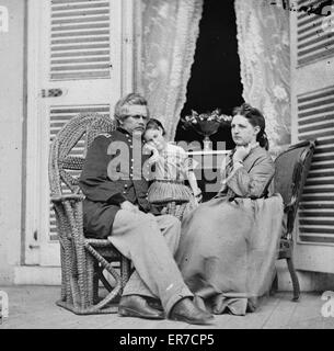 Richmond, Virginia. Gen. Edward OC Ord, wife and child at th Stock ...
