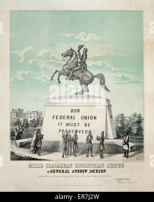 General Andrew Jackson Equestrian statue near the White House in ...