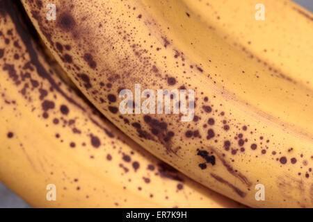 Ripe bananas with brown spots on their skin Stock Photo - Alamy