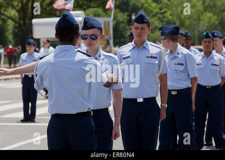 Civil Air Patrol - US Air Force Auxiliary color guards at an outdoor ...