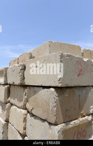 A stack of concrete blocks Stock Photo - Alamy
