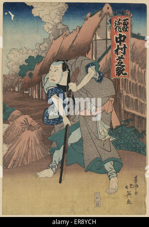 The actor Nakamura Shikan in the role of Kitsune Kuzunoha Stock Photo ...