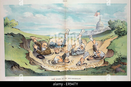 Illustration shows George F. Hoar, Carl Schurz, David B. Hill, and ...