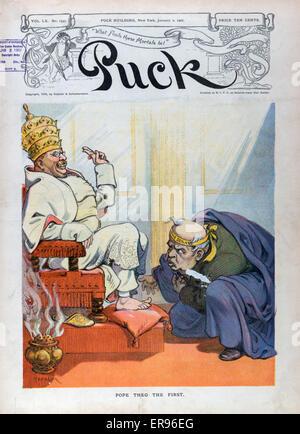 Pope Theo the first' Theodore Roosevelt as "Pope Theo the first ...