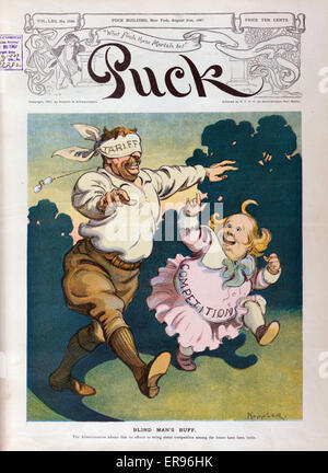 BLIND MAN'S BUFF Stock Photo - Alamy