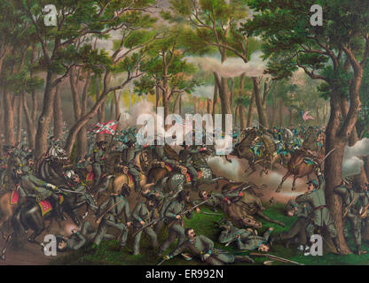 American Civil War, Battle of the Wilderness, 1864 Stock Photo - Alamy