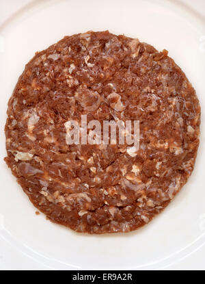 Wildebeest Meat Burgers - Close up - An example of the strange or weird ...