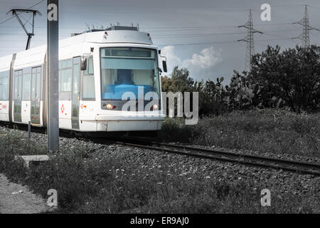 train pylon speed. Image taken to the passage of a train Stock Photo ...