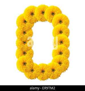 decimal cipher of flowers isolated on white background Stock Photo - Alamy