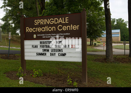 Springdale Recreation Center Lancaster SC USA Stock Photo - Alamy
