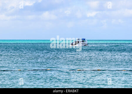 Sea Escape Looker 350 Glass Bottom Hydrofoil Boat, Dickenson Bay Stock ...