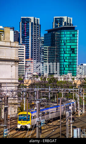 Connex train Melbourne Australia Stock Photo - Alamy