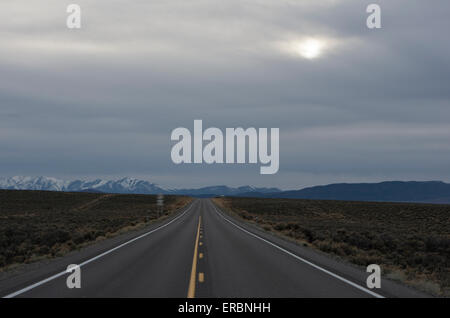 Open road, Hwy 50, Nevada Stock Photo - Alamy