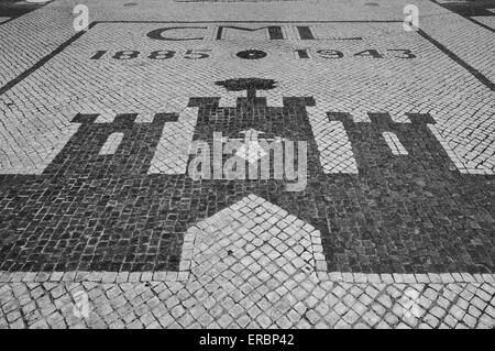 stone mosaic pavement, beautiful cobble stone sidewalk Stock Photo - Alamy