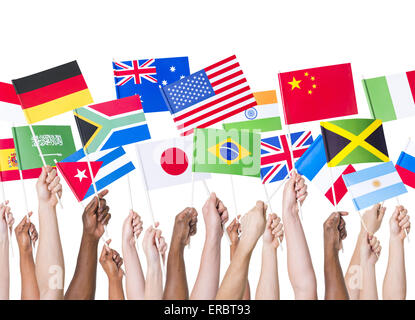 Hands Holding Flag of the Nation Cuba Stock Photo - Alamy