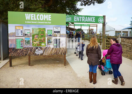 Entrance To Adam Henson Cotswold Farm Park Bemborough Farm Kineton UK ...