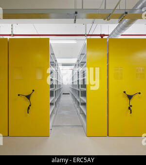 Sliding archive and record repository in green. Herefordshire Archives ...