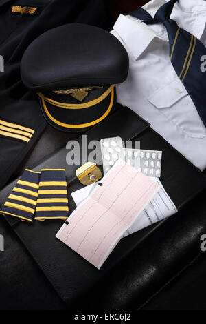Medical examination of a professional pilot Stock Photo - Alamy