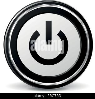 Power button icon vector logo set collection for web app ui Stock ...