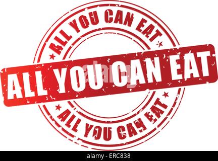 All You Can Eat Buffet Sign Stock Vector Image & Art - Alamy