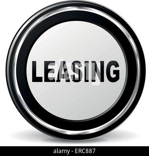 lease icon, black vector sign with editable strokes, concept ...