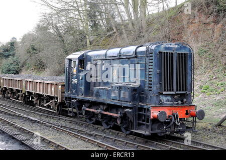 British Railways Class 11 shunter no. 12099 seem here at Bridgnorth on ...