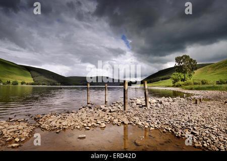 St Mary's Loch Selkirkshire. Scotland 14th April 21 St Mary's Loch is ...