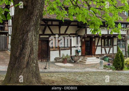 Afternoon in Allschwil-village, canton Basel-Country, Switzerland Stock ...