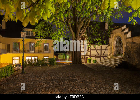 Evening in Allschwil-village, canton Basel-Country, Switzerland Stock ...