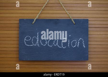 small chalk slate message board Stock Photo - Alamy