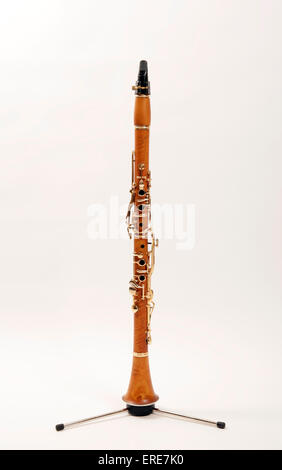 Clarinet, original period instrument from the classical period, 1700s ...