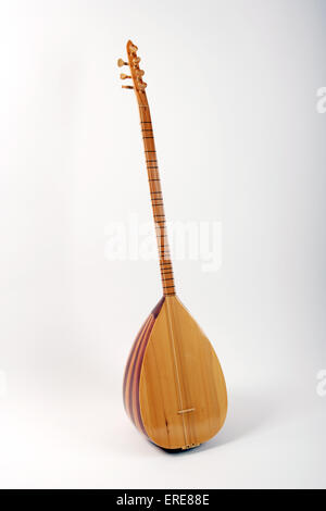 Saz, Turkish string instrument with a long neck and bowl shaped back ...