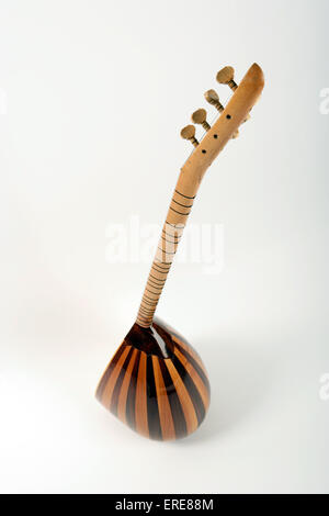 Saz, Turkish string instrument with a long neck and bowl shaped back ...