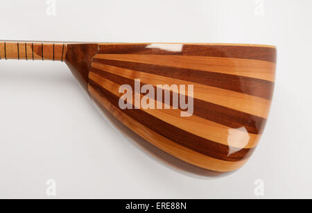 Saz, Turkish string instrument with a long neck and bowl shaped back ...