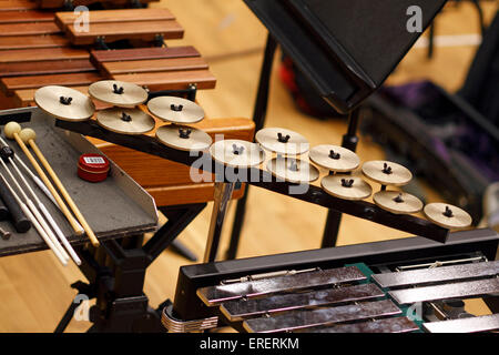 Crotales - 'antique cymbals' - tuned percussion instrument - view from ...