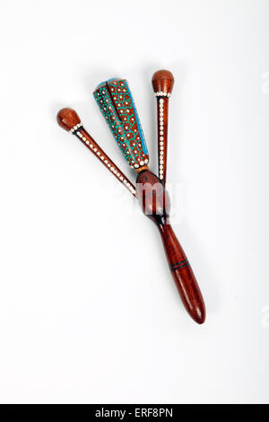 Clapper or clacker. Australian aboriginal percussion instrument Stock ...